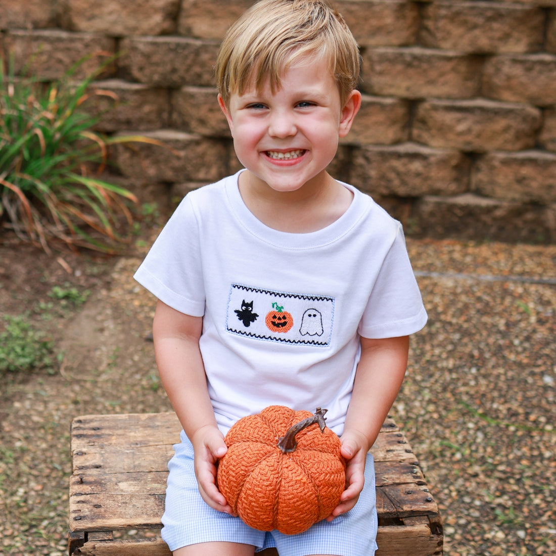 Smocked Happy Halloween Short Set – Dressie Jessie Smocking